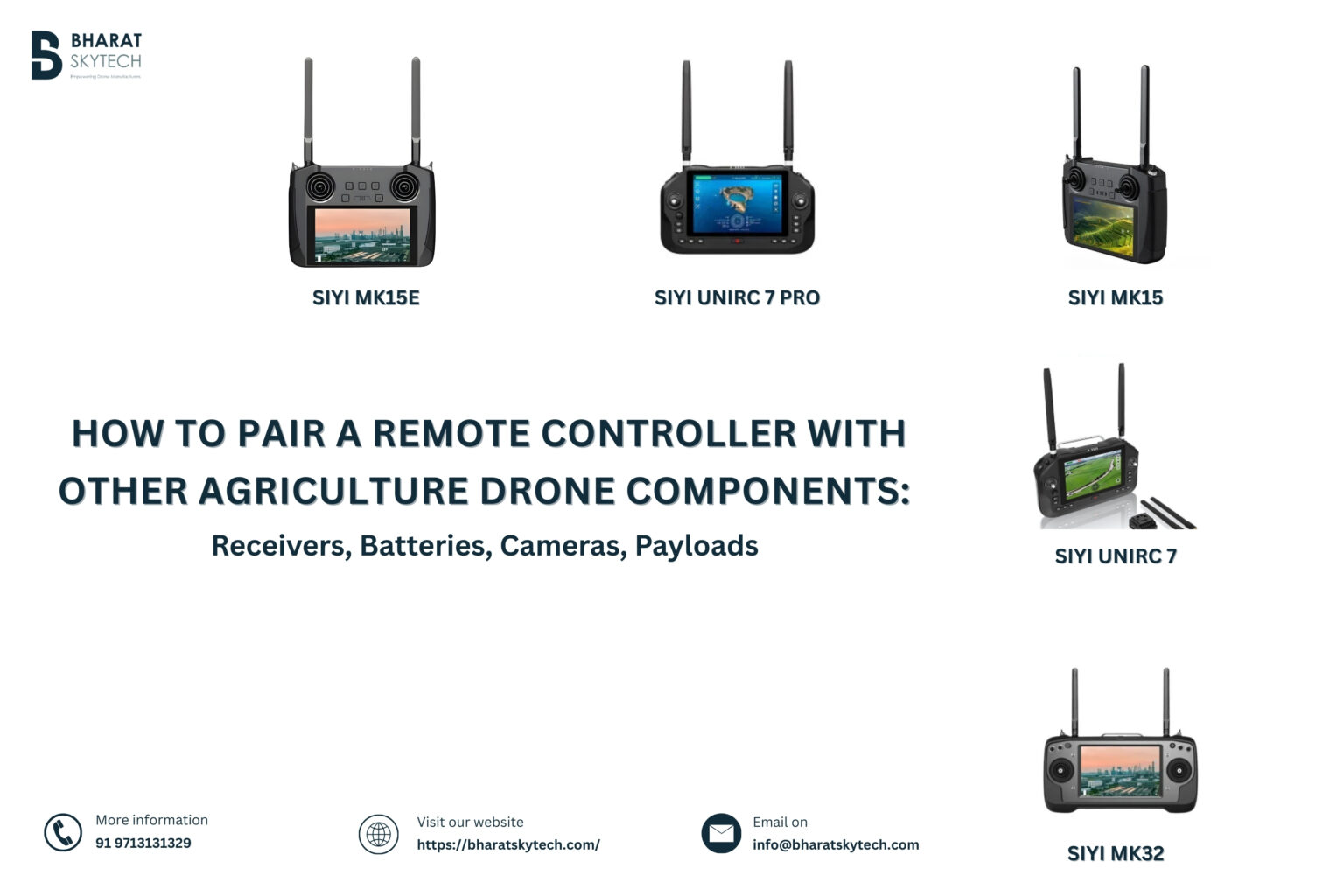 Pairing Agri Drone Remote Controller with Components – Complete Setup ...