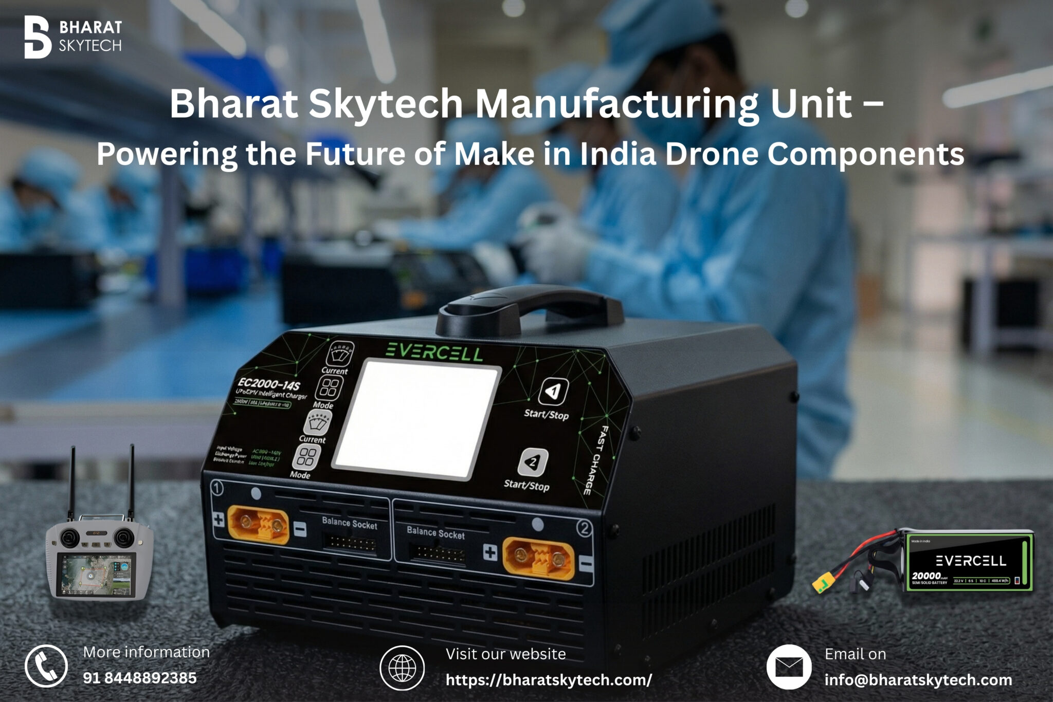 Bharat Skytech Make in India Drone Components Manufacturer
